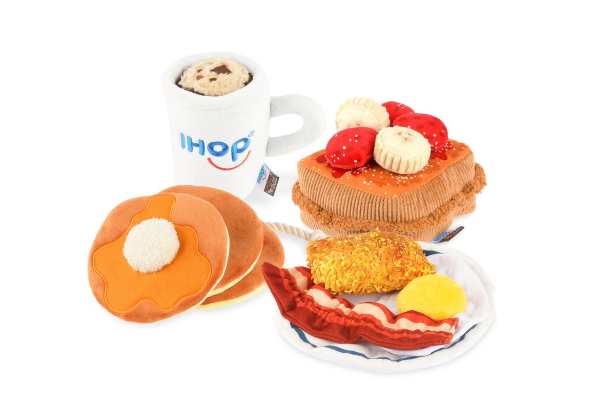 IHOP x P.L.A.Y. Breakfast Sampler Bundle: Dog Toy Collab