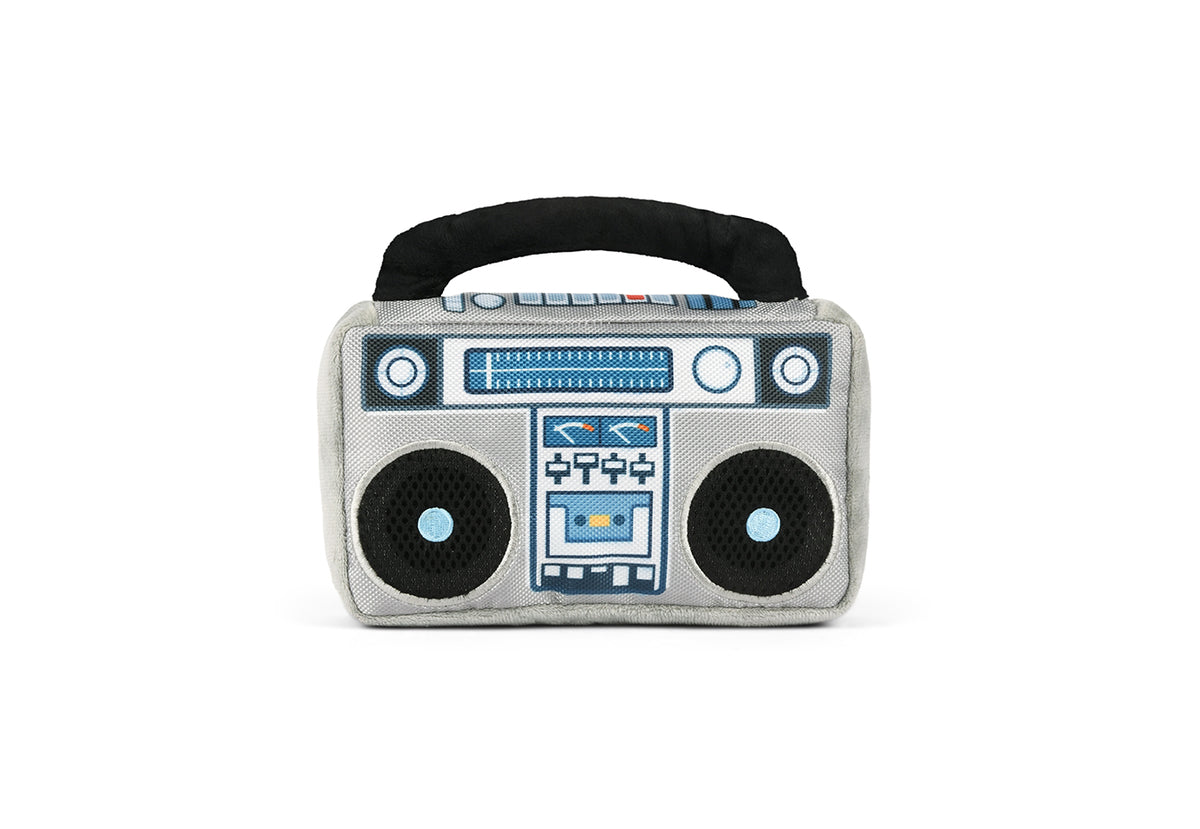 Boop-Box: Crinkle Plush BoomBox Dog Toy – P.L.A.Y.