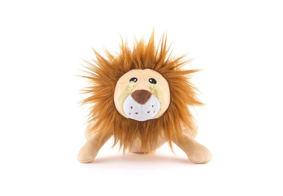 Animal Safari Plush Dog Toy: Lion Plush Toy by P.L.A.Y.