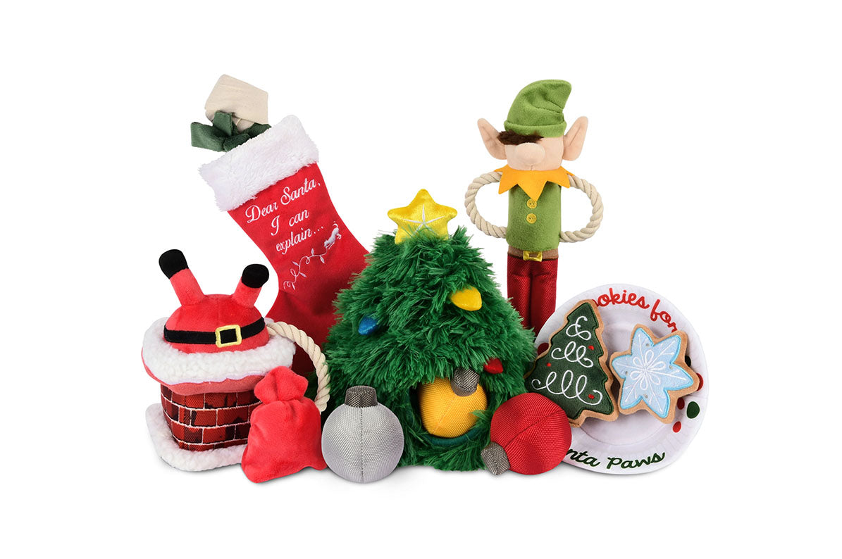 Christmas Dog Toy Collection from Santa and P.L.A.Y.